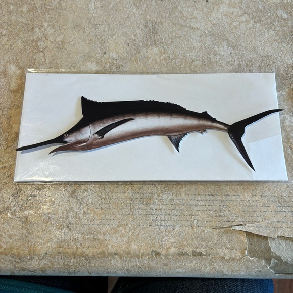 Paper House Cutouts | Party Supplies | Blue Marlin Die Cut Card New ...